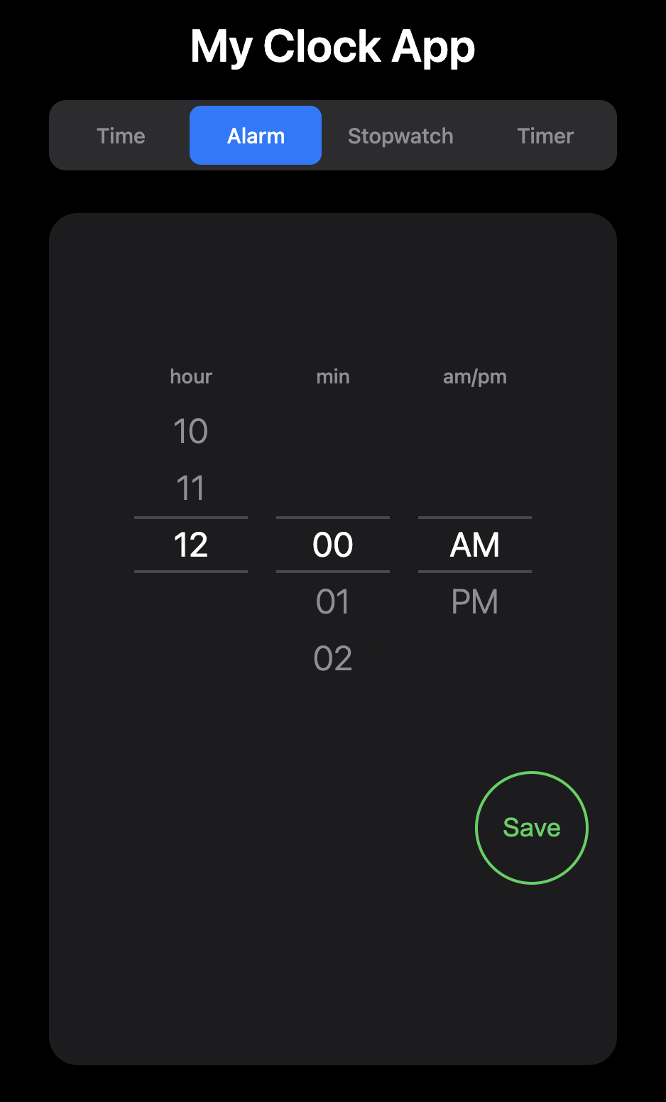Alarm Clock - Set Custom Alarms with Snooze | My Clock App
